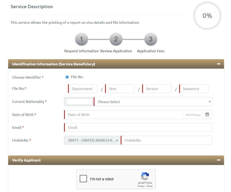 How to Get Visa Copy Online in UAE? | Step By Step Guide! - UAE ...